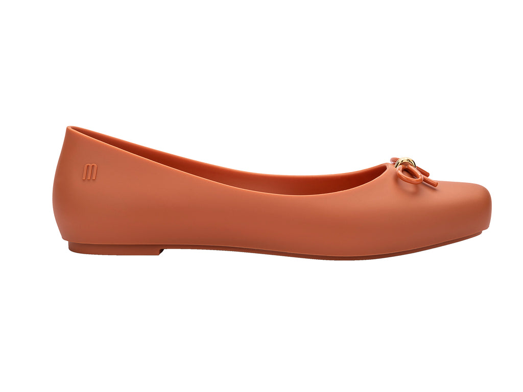 Buy Flat Ballerinas Online | Fashionable Women's Flat Orange Ballerina ...